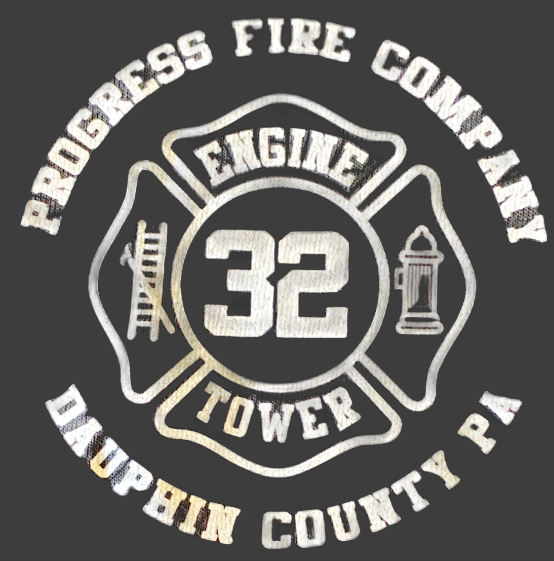 Progress Fire Company Engine 32 t-shirt - Charcoal – FirehouseStore.com